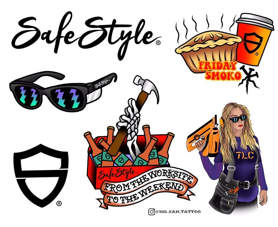 Friday Smoko Sticker Sheet #1 – SafeStyle Eyewear US